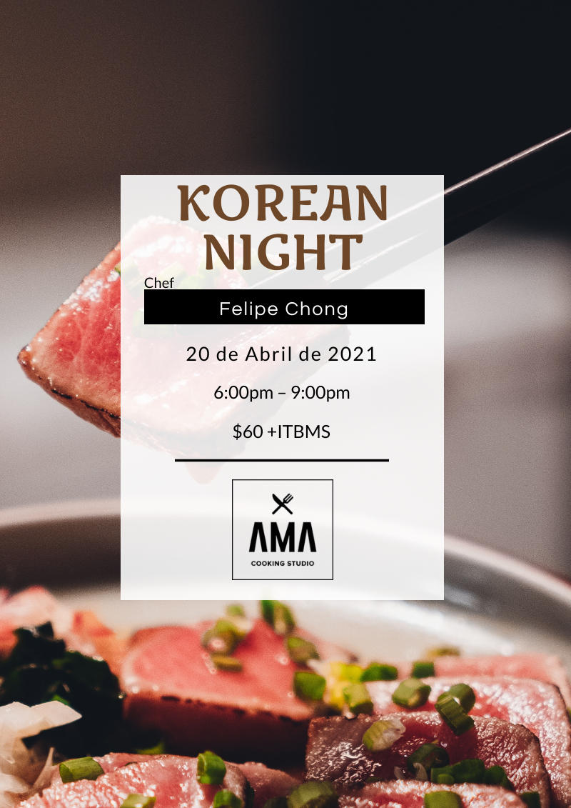 Korean Night - AMA Cooking Studio