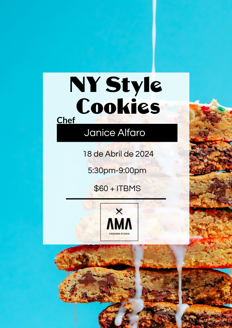 NY Style Cookies - AMA Cooking Studio